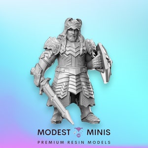 Dwarf King - 32mm Scale Dnd Miniature | Dungeons and Dragons | JRPG ...