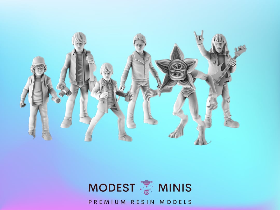 6pc Strange Days Prt2 Set | Resin 3D Printed Mini | Survivor | Dnd ...