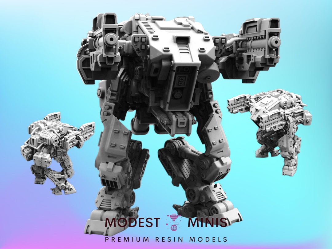 PCPD Mech Tamaraw A - Resin Cyberpunk Miniature | RPG | Sci Fi | Role ...