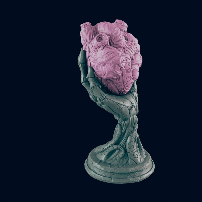 Arcane Heart 3D Printed Tabletop Prop Fantasy Cosplay - Etsy