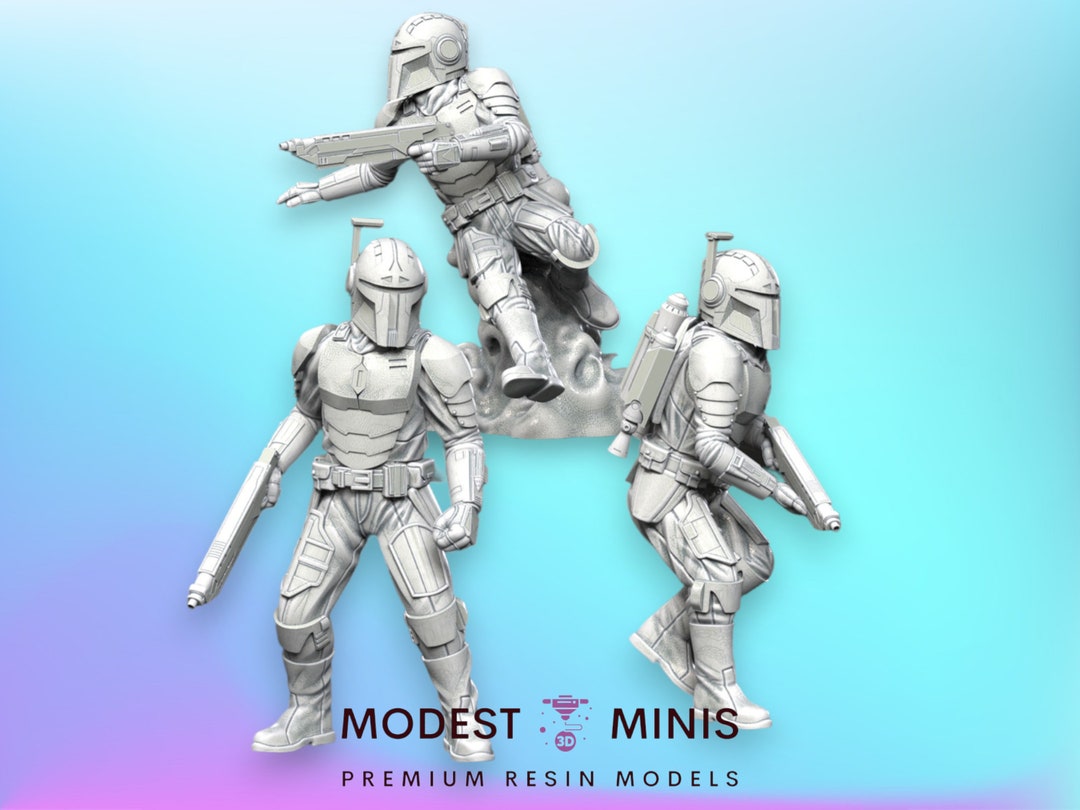 3pc Mando Stalkers - Legion Scale | RPG | Scifi | Role Playing ...