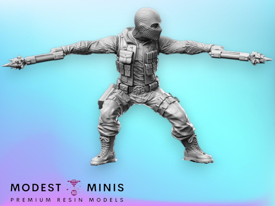 Joe Day at the Beach - 28mm 32mm Scale Dnd Miniature | Dungeons and ...