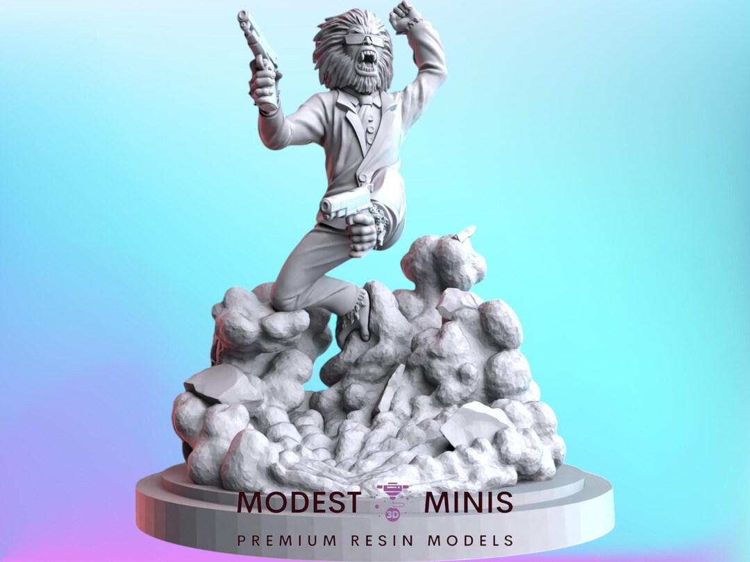Ape Gent 47 - 40mm Miniature | Dnd Mini | Superhero | C27 - Etsy