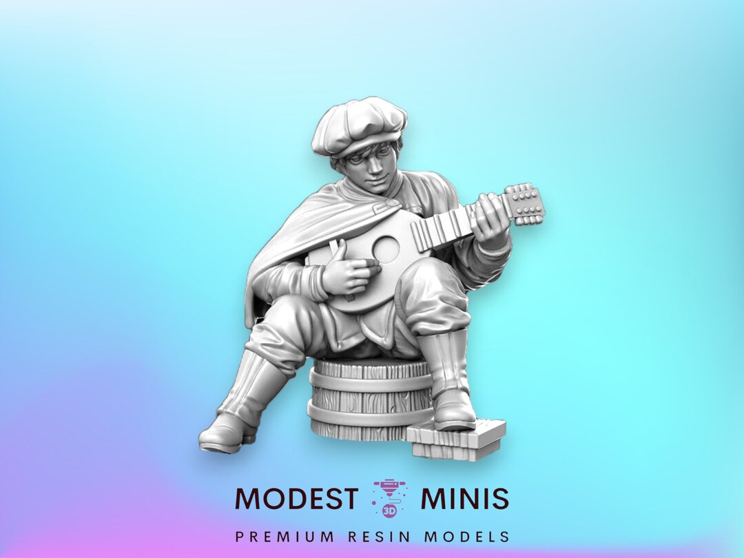 Forley Pickpocket Bard 32mm Scale Dnd Miniature Dungeons and Dragons ...