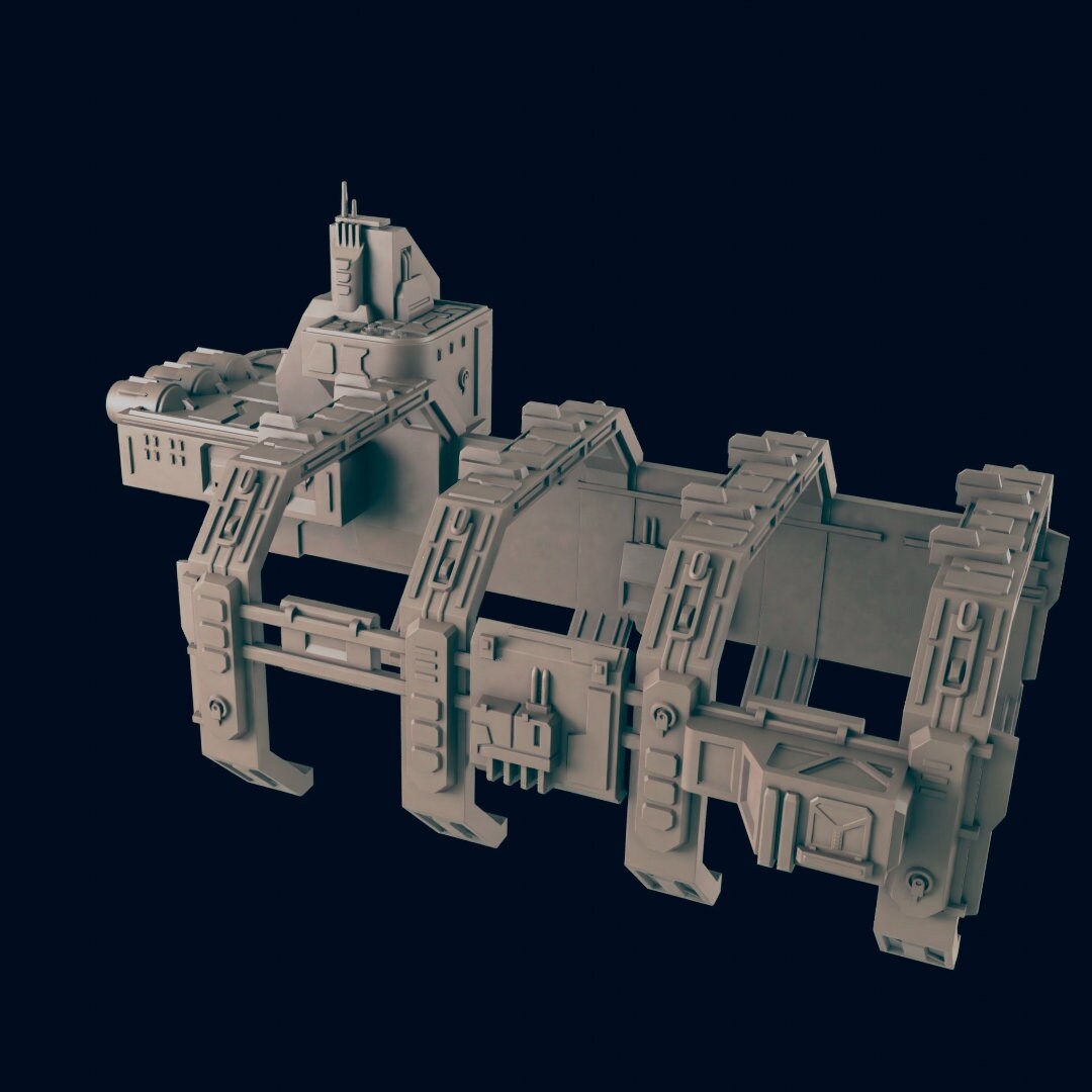 Ship Repair Facility Miniature - Fleetscale Mini | Starfinder | Billion ...