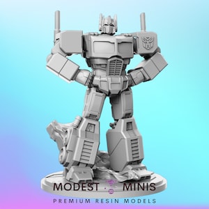 Leader Bot | Resin 3D Printed Mini | Robot Mech | Dnd | Superhero ...