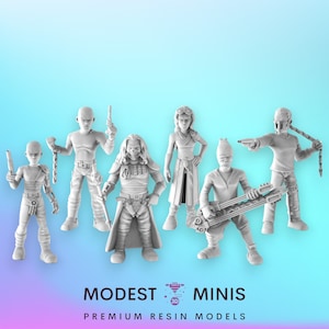 6pc Dystopian Drivers | Resin 3D Printed Mini | Survivor | Dnd ...