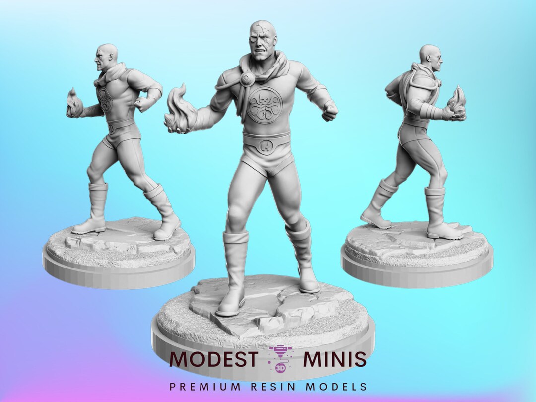 Hydra Supreme - 40mm Miniature | Dnd Mini | Superhero Miniature | C27 ...