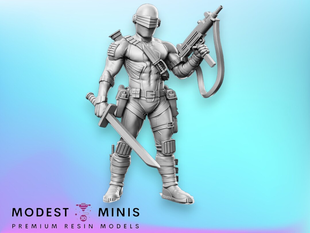 Cobra Shadow Ninja - 28mm 32mm Scale Dnd Miniature | Dungeons and ...