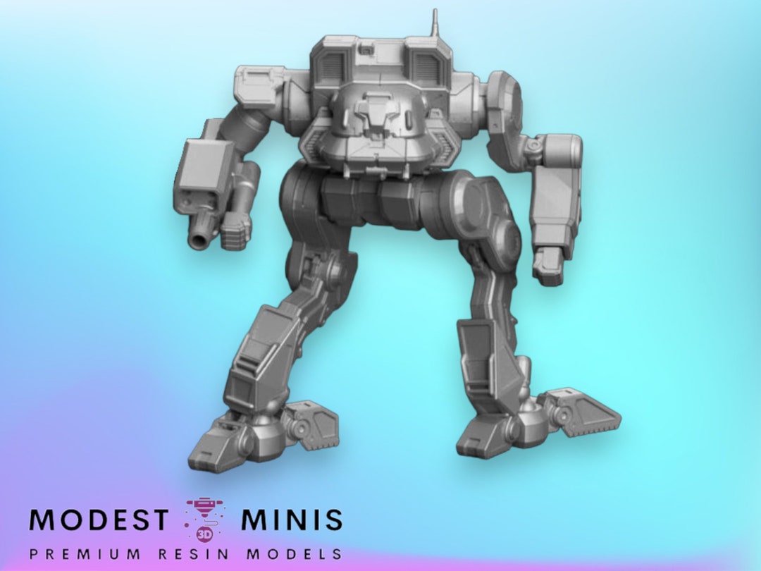 Kitfox Prime Mech Mini Sci Fi Robot - Etsy