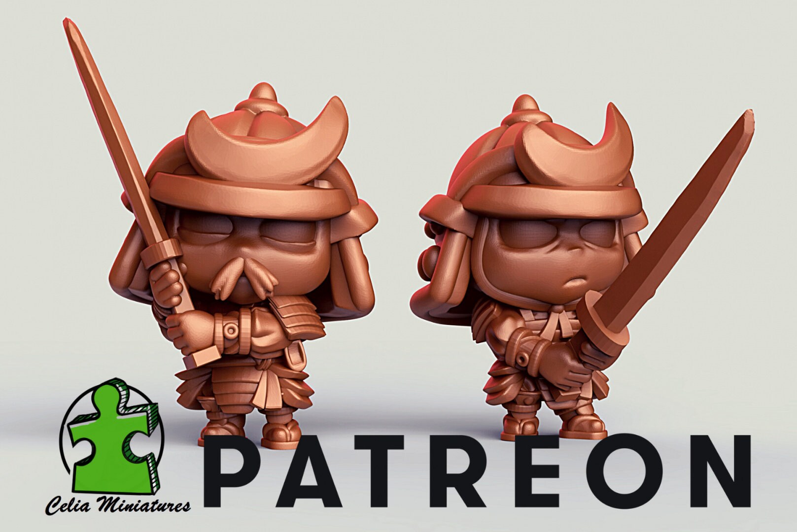 Toys Toys & Games Miniature Toys 5E Fantasy Orc Oni Samurai Ninja ...