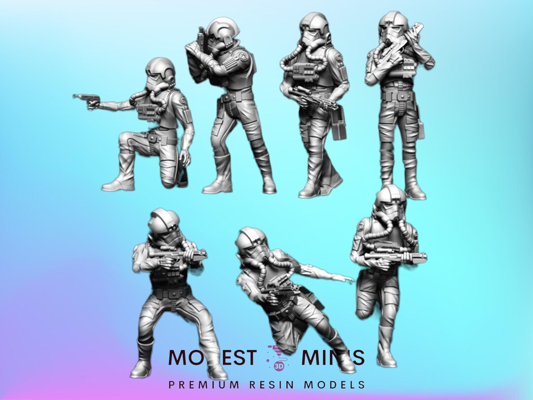 7pc IMP Pilot Set - Legion Scale | RPG | Scifi | Role Playing | D&D ...