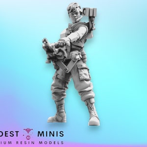 Female Marine Smart Gunner Riya Hanna - 32mm Scale Alien Miniature ...