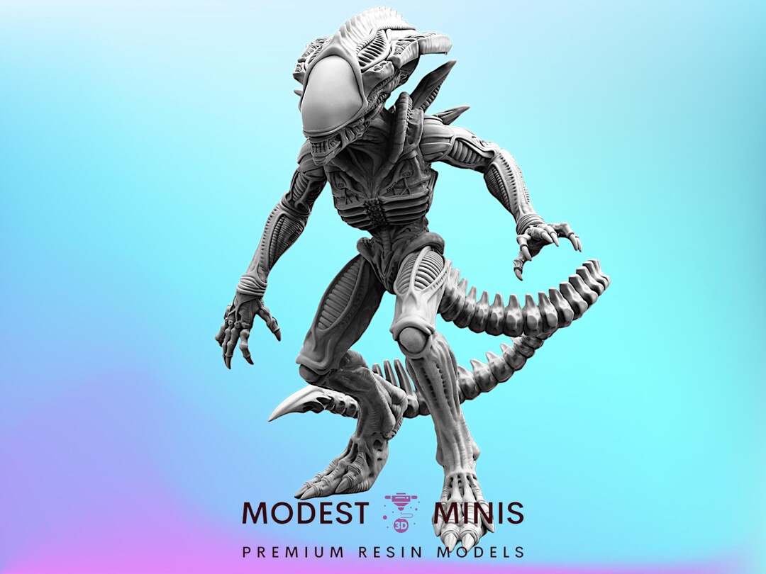 Xeno Praetorian I - 32mm Scale Alien Miniature | RPG | Sci Fi | Avp ...