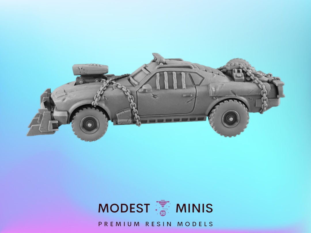 Road Warrior Car | 28mm - 40mm Scale | Survivor Terrain | Fantasy ...