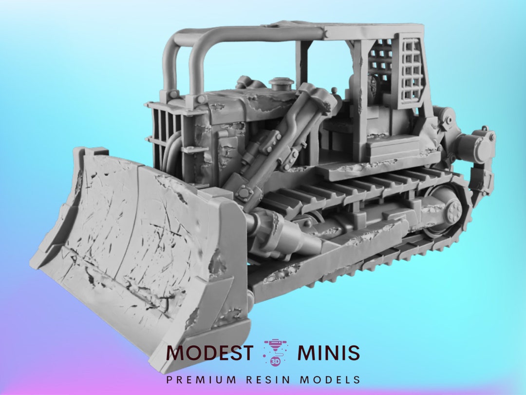 Dozer | 28mm - 40mm Scale | Survivor Terrain | Construction Scatter ...