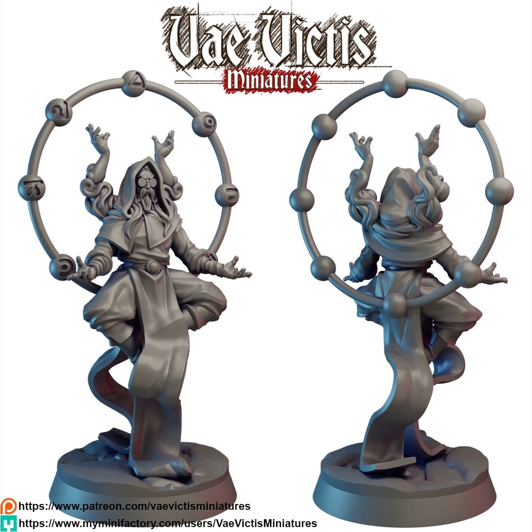 Spellcaster - 28mm or 32mm Scale Dnd Miniature | Dungeons and Dragons ...