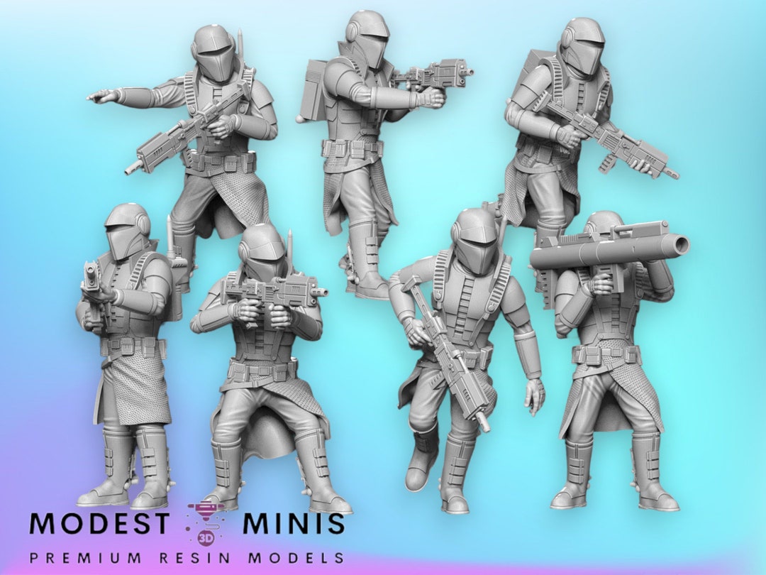 7pc Nimbus Commandos Set - Legion Scale | RPG | Scifi | Role Playing ...