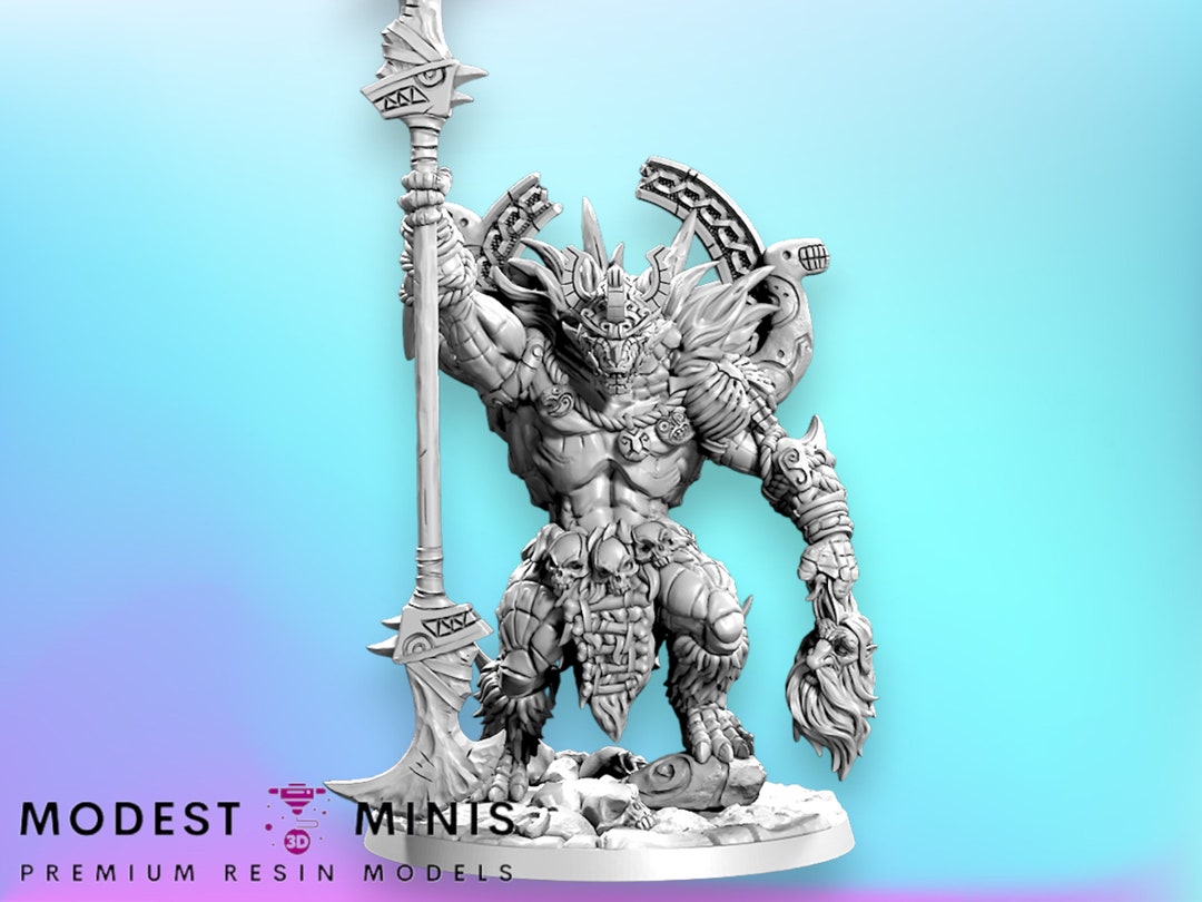 King Tashokk Lizardfolk - Resin Dnd Miniature | Dungeons and Dragons ...