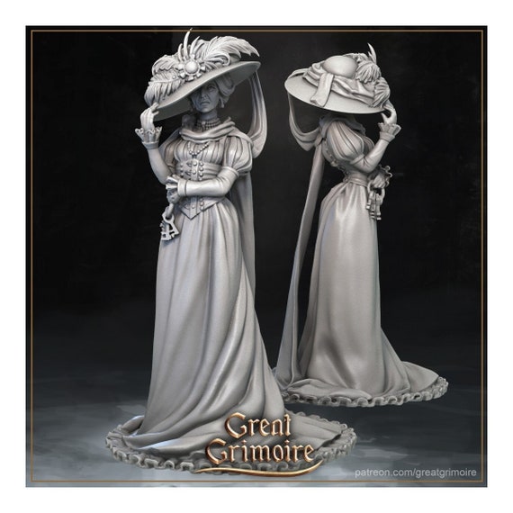 The Duchess 32mm Scale Dnd Miniature Tabletop Fantasy - Etsy