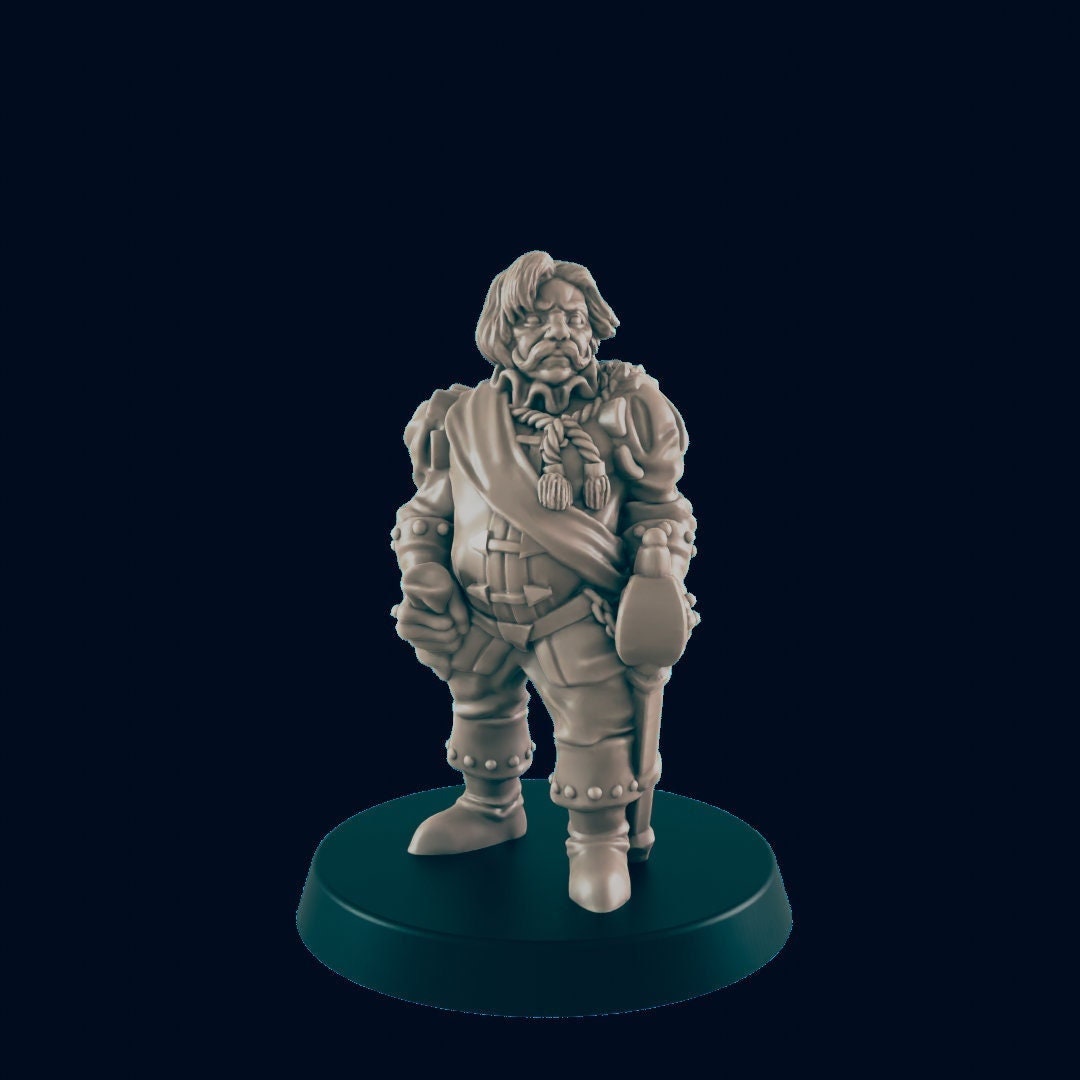 NPC Human Male Noble - 3D Print Resin Scale Dnd Miniature | Dungeons ...