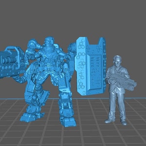 PMC Exoskeleton C - Cyberpunk Miniature | RPG | Sci Fi | Role Playing ...