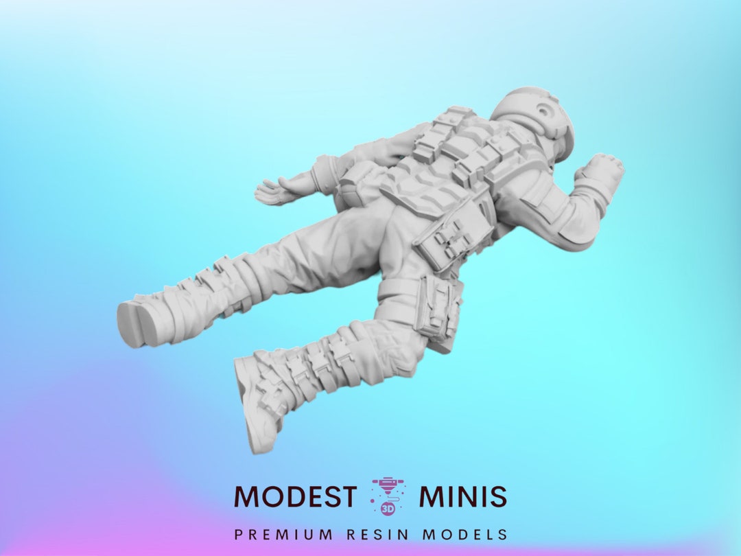 5pc Set Dead Spaceborne Infantry - 32mm Scale Alien Miniature | RPG ...