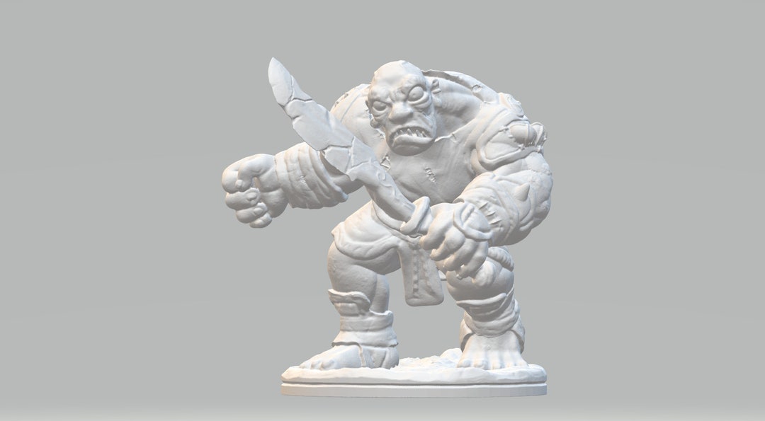 60mm Fomorians 2 Models - 32mm Miniature - Dnd Miniature Dungeons and ...