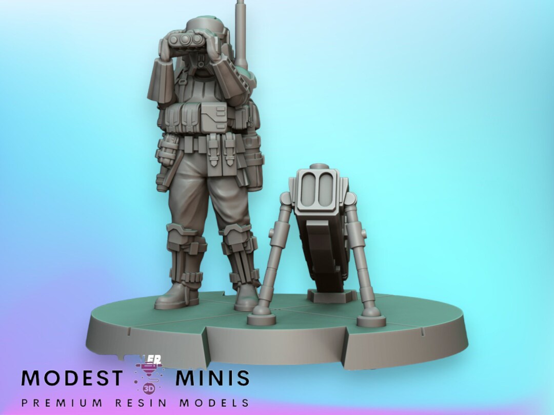 Beach Trooper Mortar - Legion Scale | RPG | Scifi | Role Playing ...