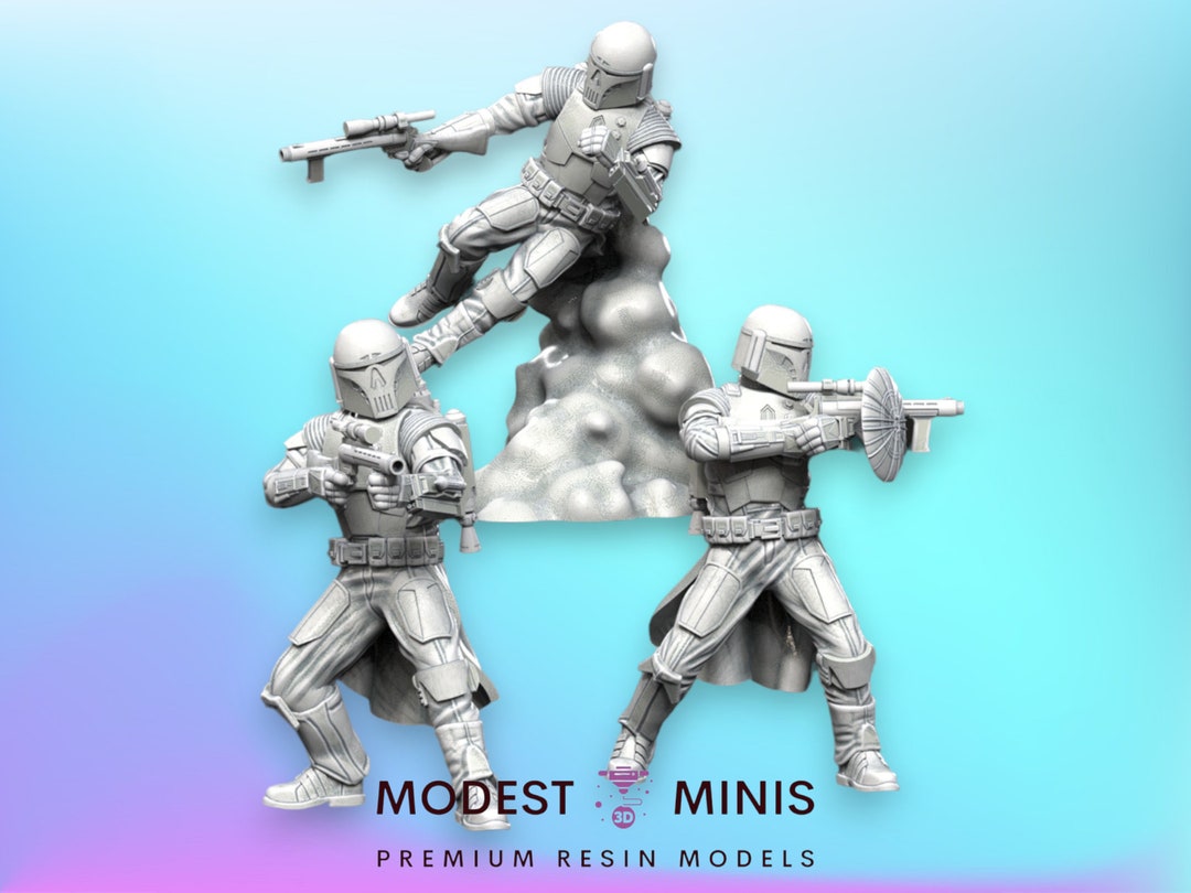 3pc Mando Renegades - Legion Scale | RPG | Scifi | Role Playing ...