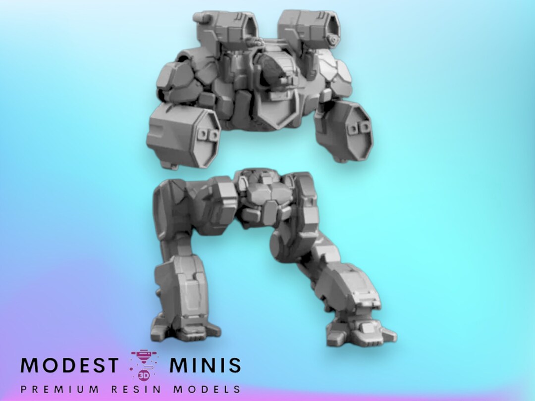 Blood ASP BAS D Variant 2 Piece Mech Mini Sci Fi Robot - Etsy