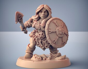 Female Dwarf Beauty Dnd Miniature Dungeons and Dragons D&D - Etsy