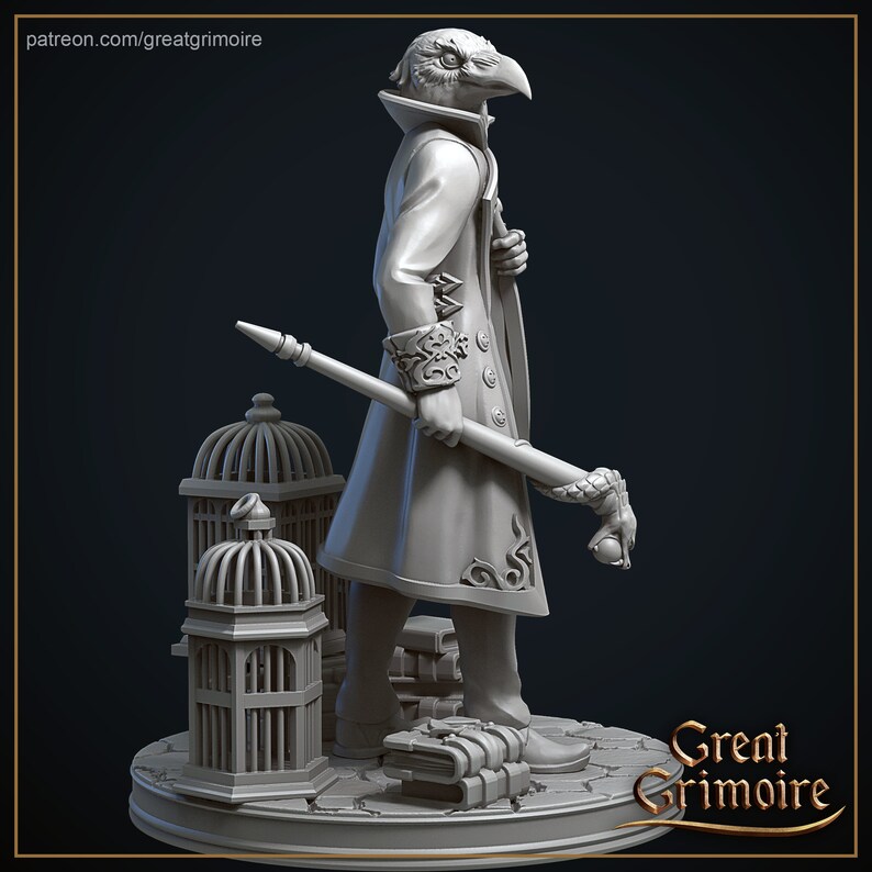 Dr Miles Rook 32mm Scale Mini Dnd Miniature Tabletop - Etsy