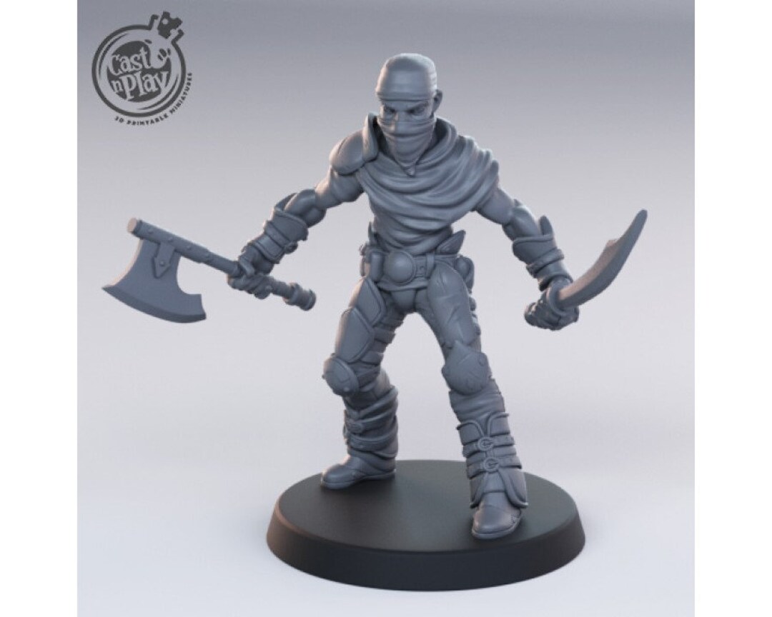 Bandit 2 - 32mm Scale Dnd Miniature | Dungeons and Dragons Mini | 5E ...