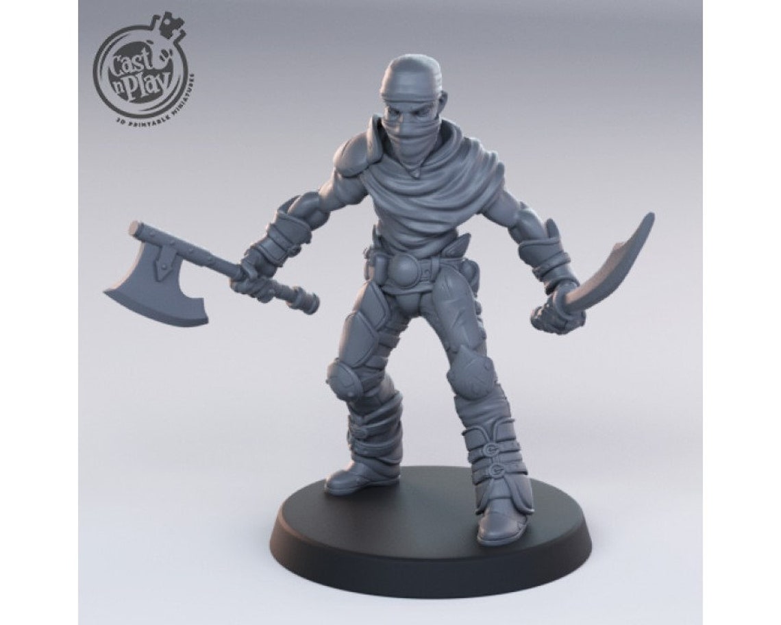 Bandit 2 32mm Scale Dnd Miniature Dungeons and Dragons | Etsy