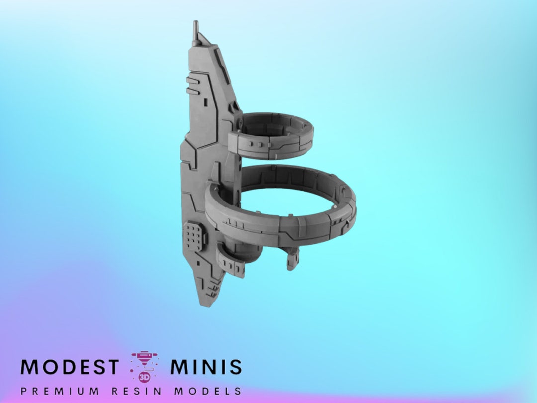 Halo Station 1 - Fleetscale Mini | Starfinder | Billion Suns | Starmada ...