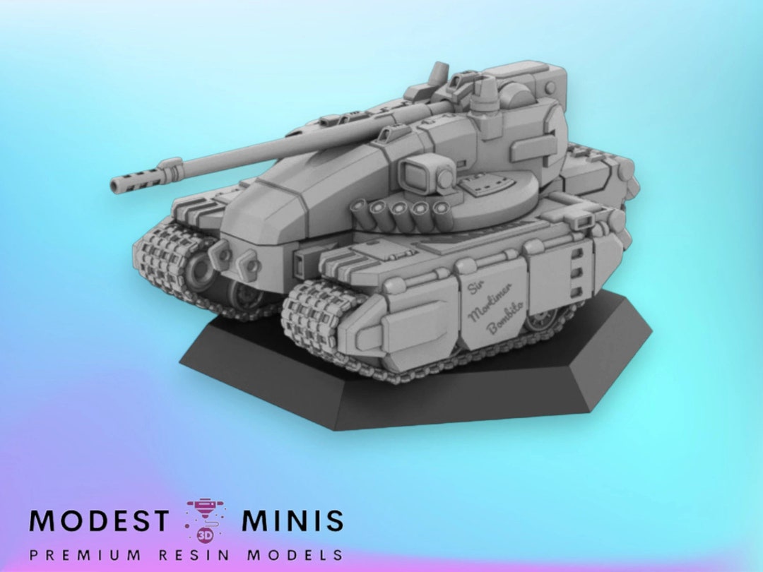 Veddi IT2 Medium Tank 1:265 285 6mm Sir Mortimer Bombito Mecha - Etsy