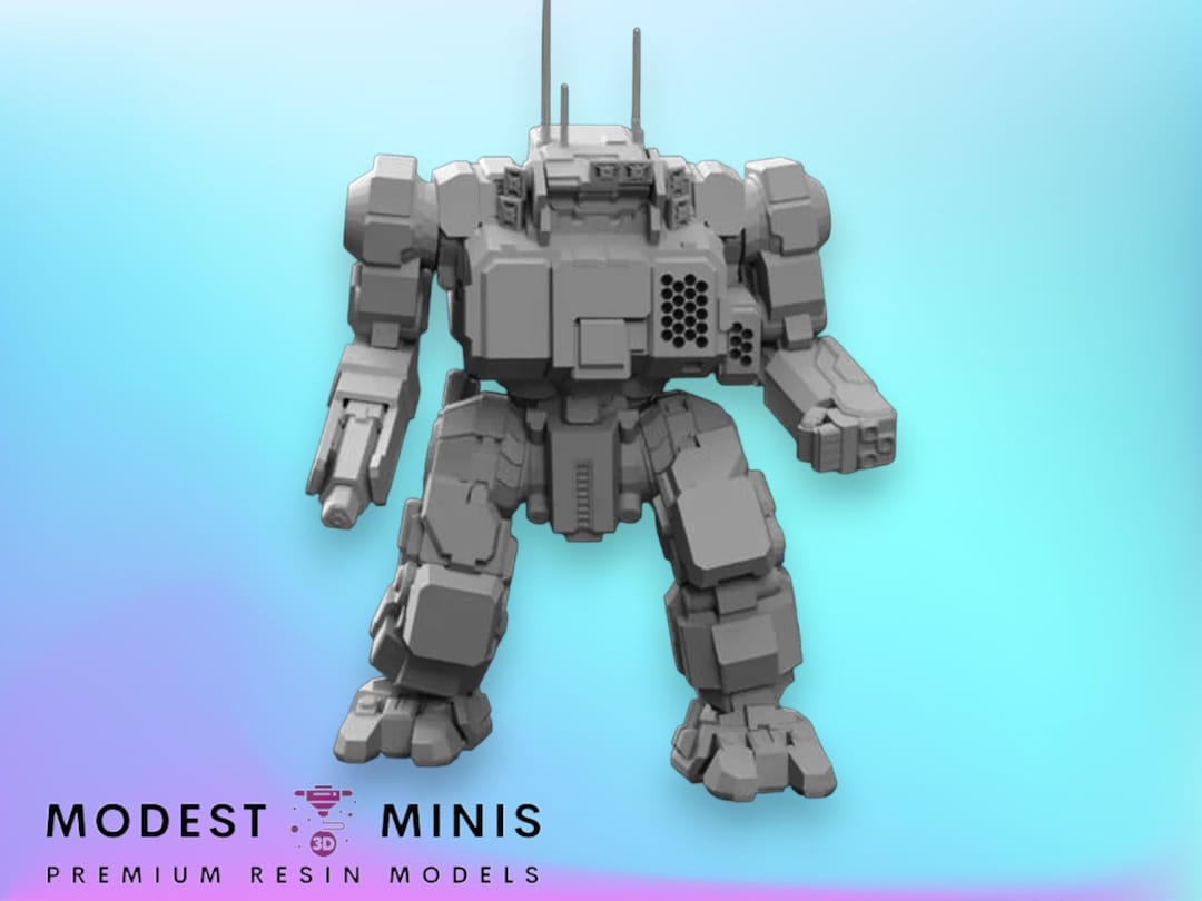 HGN-HM Highlander Mech Mini Sci Fi Robot - Etsy