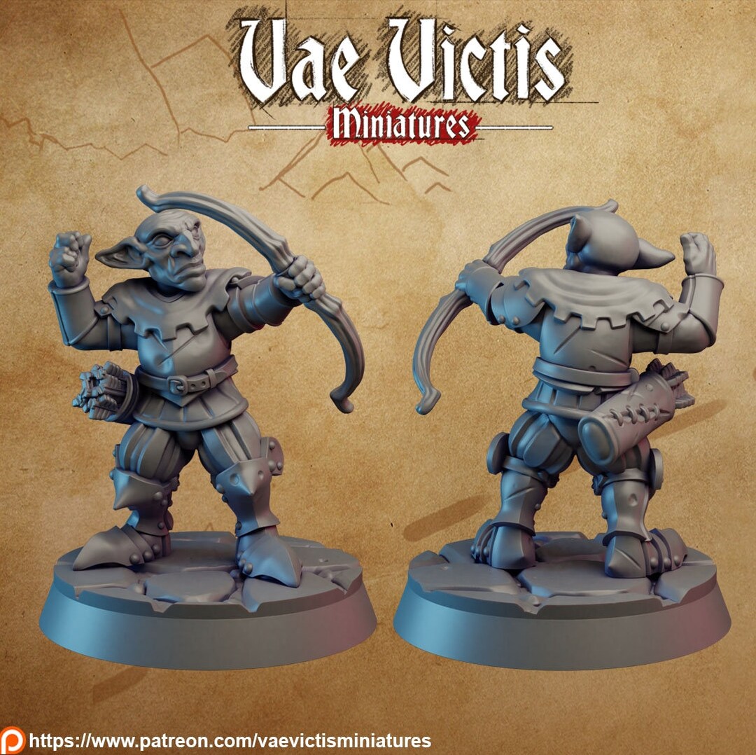 Goblin 08 - 28mm or 32mm Scale Dnd Miniature | Dungeons and Dragons ...