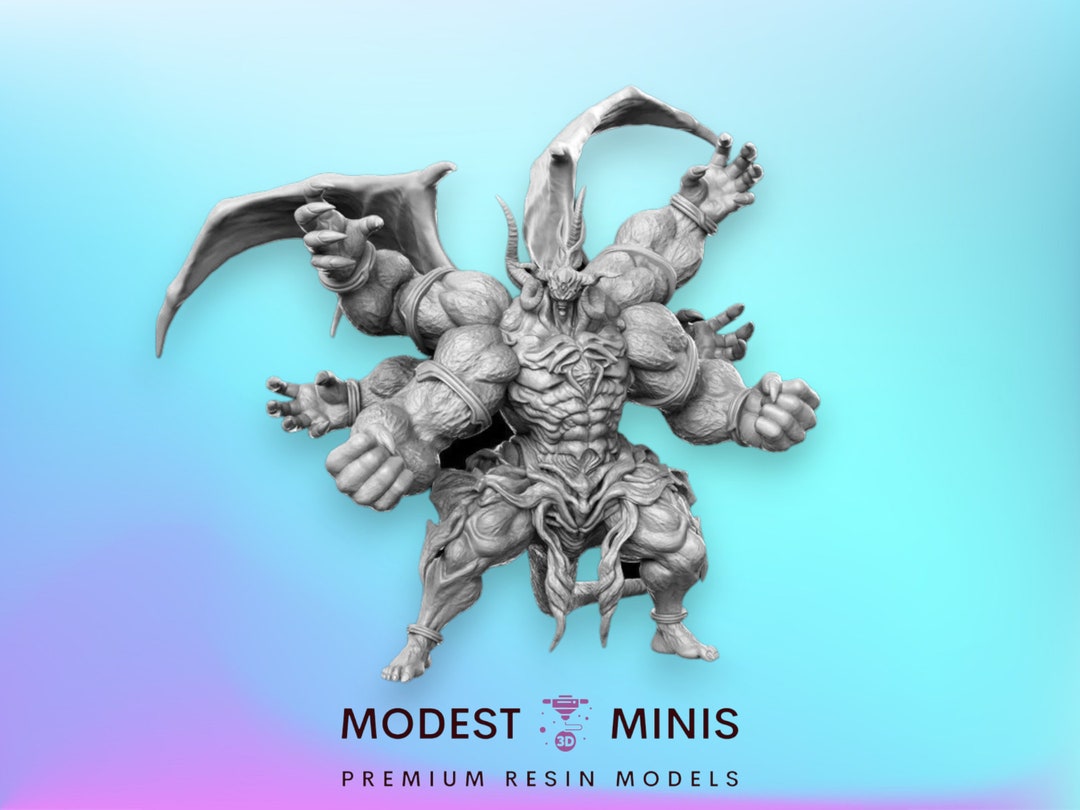 100mm Fiend - 32mm Scale Dnd Miniature | Dungeons and Dragons | JRPG ...