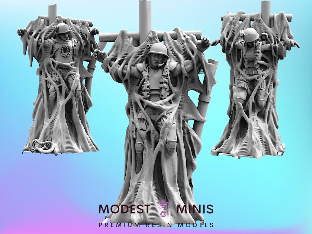 Marine Victims A-D - 32mm Scale Alien Miniature | RPG | Sci Fi ...
