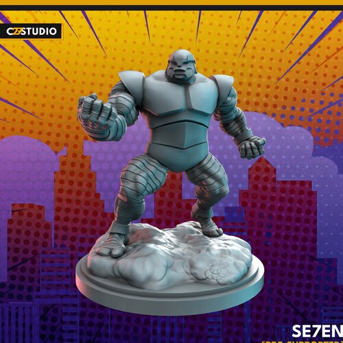 Lazer Face 40mm Scale Miniature Dnd Mini Superhero - Etsy