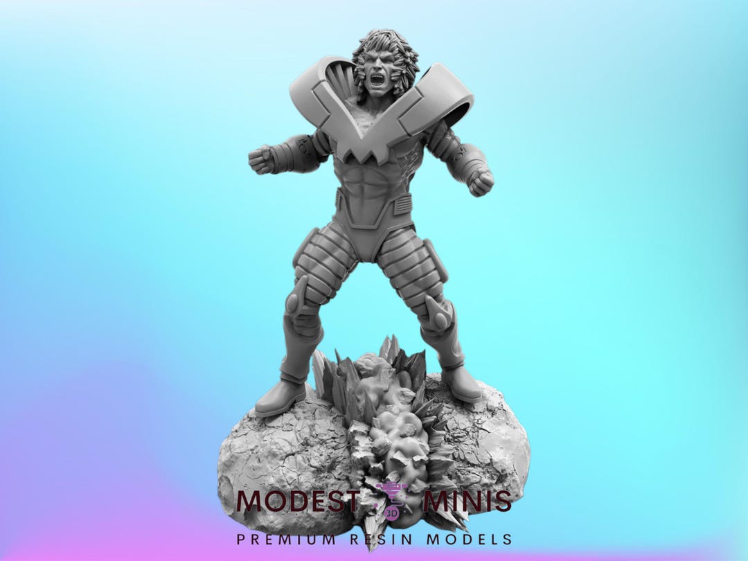 Beyond - 40mm Miniature | Dnd Mini | Superhero | Trident - Etsy