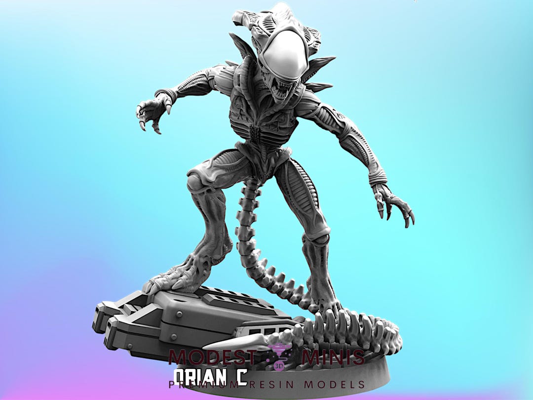 Xeno Praetorian C - 32mm Scale Alien Miniature | RPG | Sci Fi | Avp ...