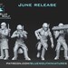 7pc Nimbus Commandos Set Legion Scale RPG Scifi Role Playing D&D Blue ...