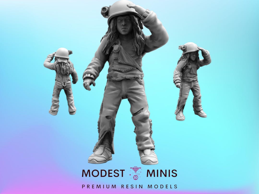 Surrogate Child Salute - 32mm Scale Alien Miniature | RPG | Sci Fi ...