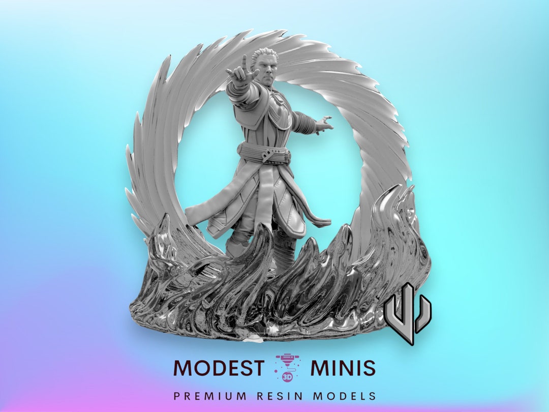 The Doc is in - 40mm Miniature | Dnd Mini | Superhero | Trident - Etsy