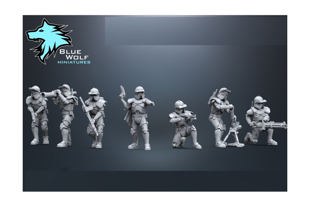 8pc ARF Specialists - Legion Scale | RPG | Scifi | Role Playing ...