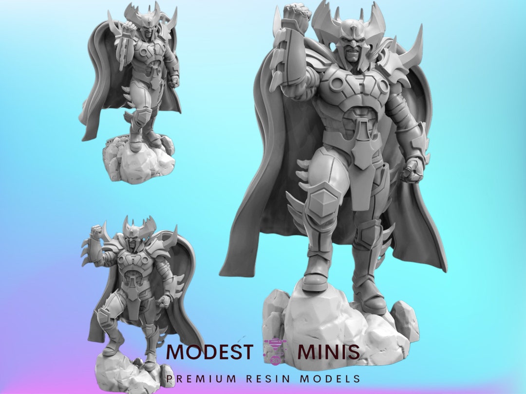 Cable Clone - 40mm Miniature | Dnd Mini | Superhero | Trident - Etsy