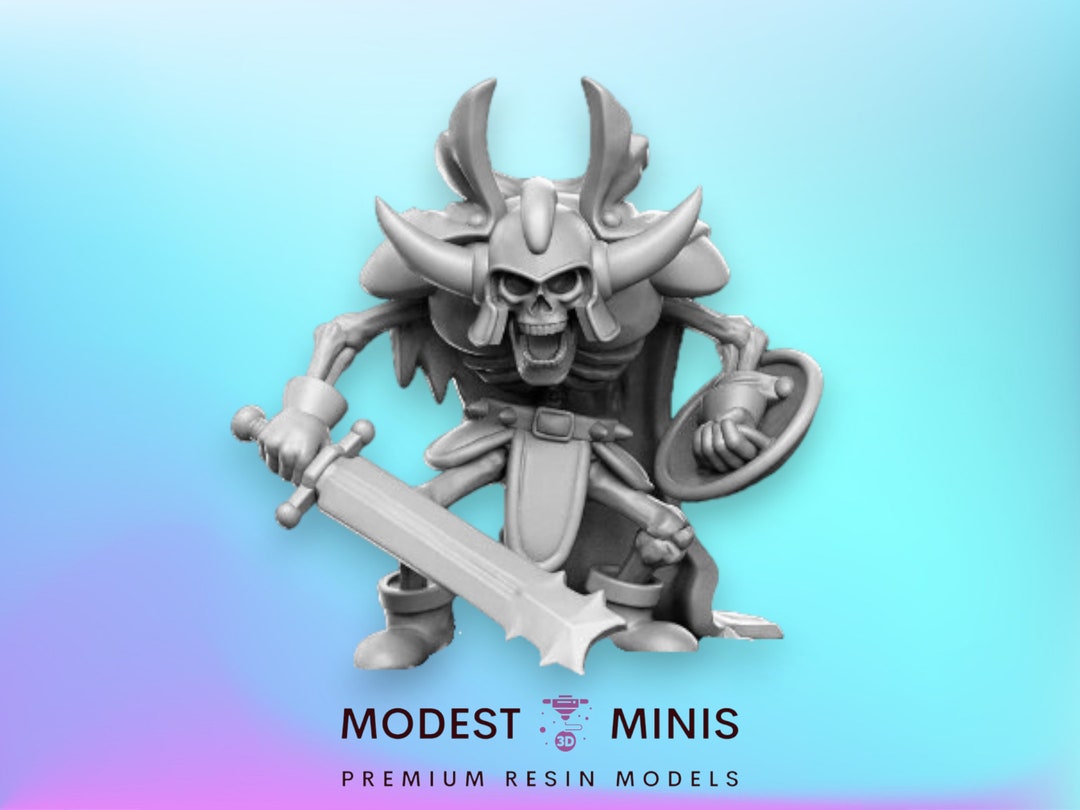 50mm Skeleton - 32mm Scale Dnd Miniature | Dungeons and Dragons | JRPG ...